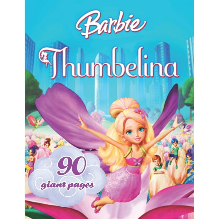 barbie thumbelina coloring pages
