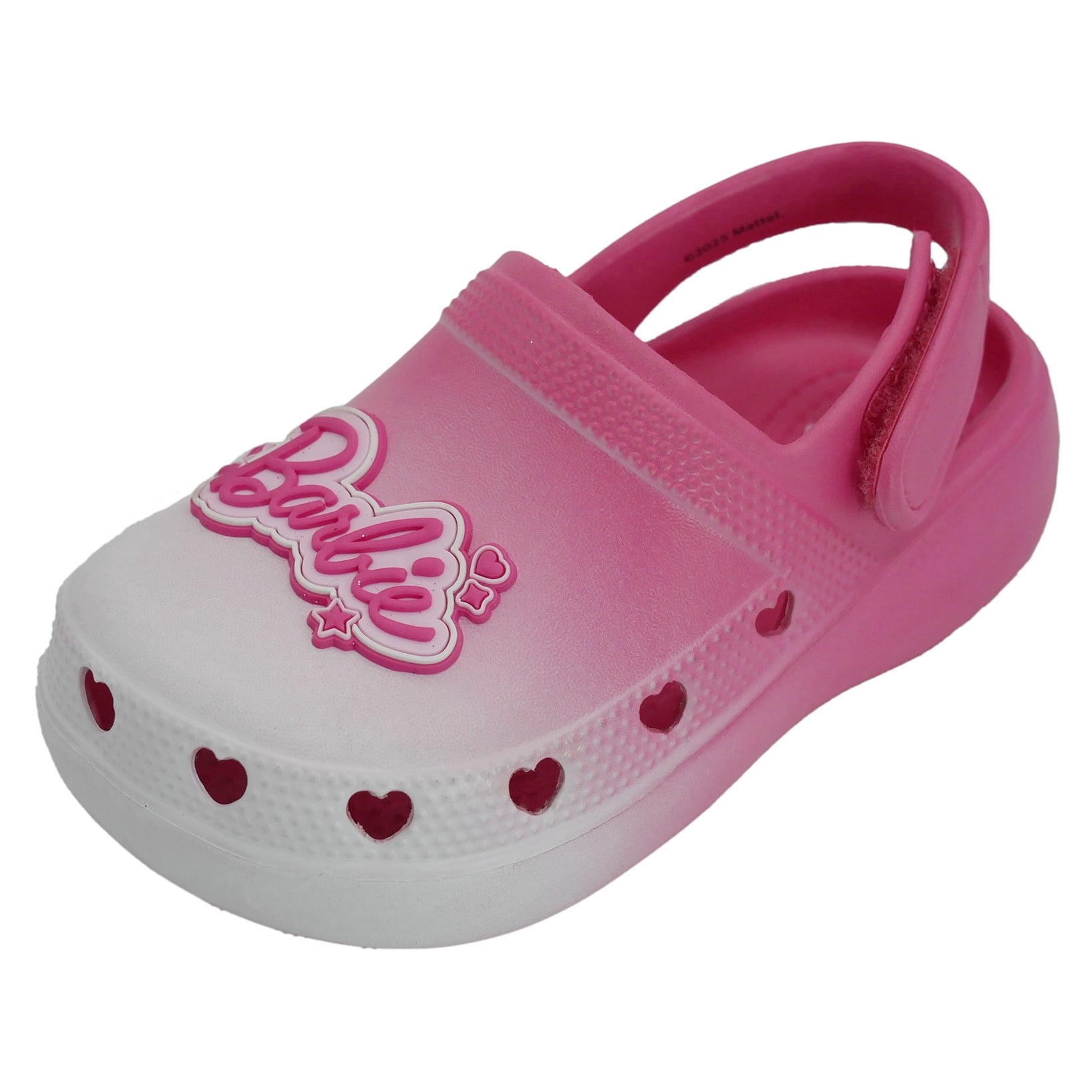 Barbie Toddler Girls' Clogs with Adjustable Strap - Pink Ombre, Size 5 ...