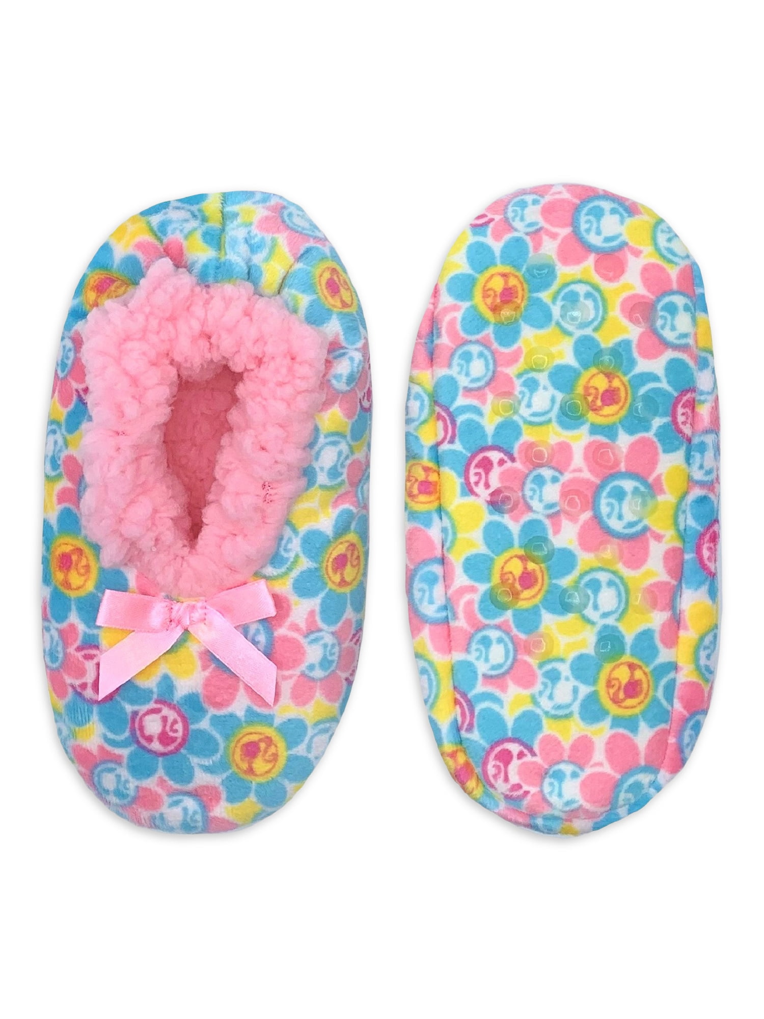 Barbie Toddler Girls' Cozy Slipper Socks with Grippers, 1-Pair, Sizes ...