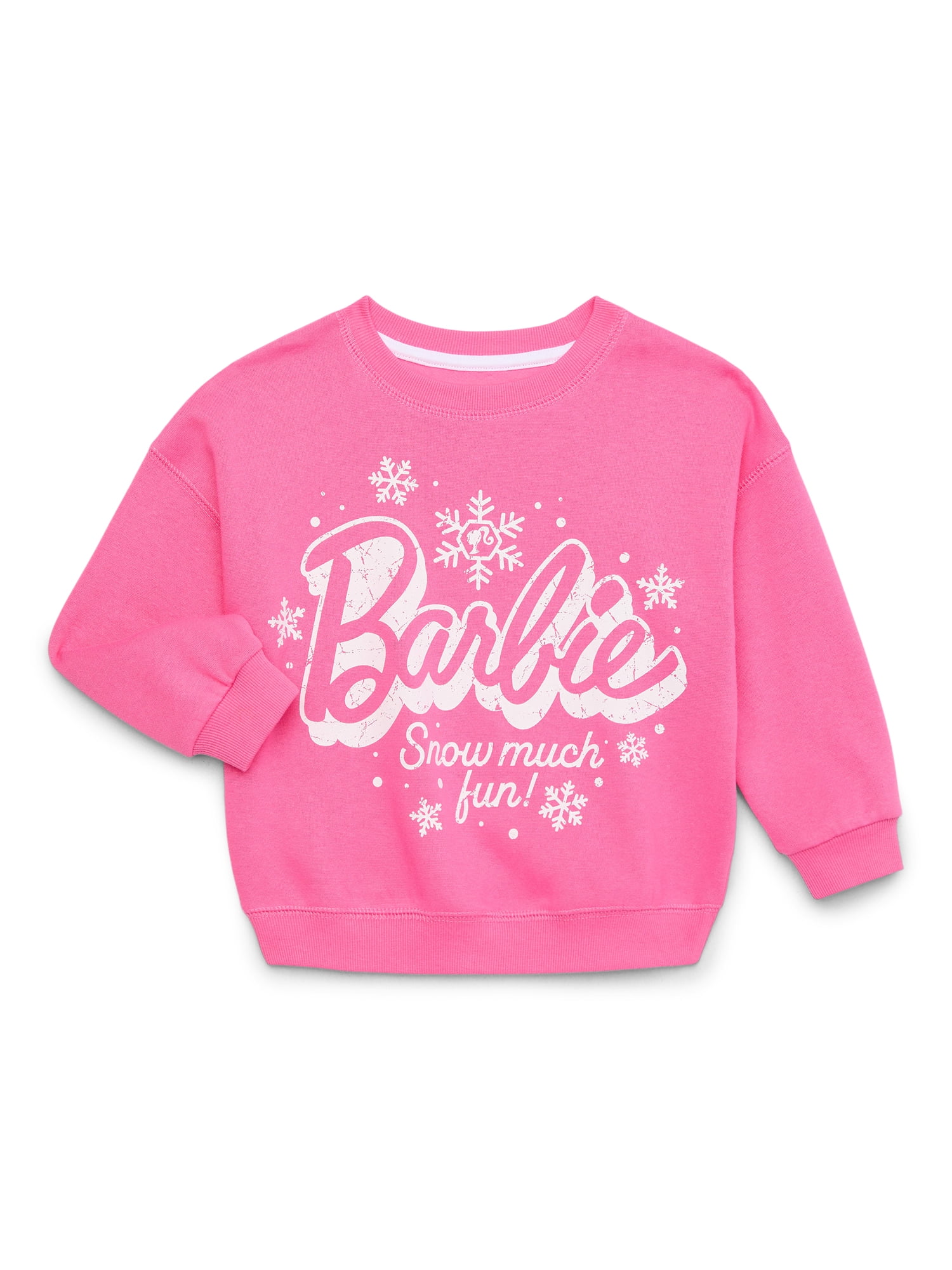 Barbie Toddler Girls Graphic Crewneck Sweatshirt Winter Fashionista ...