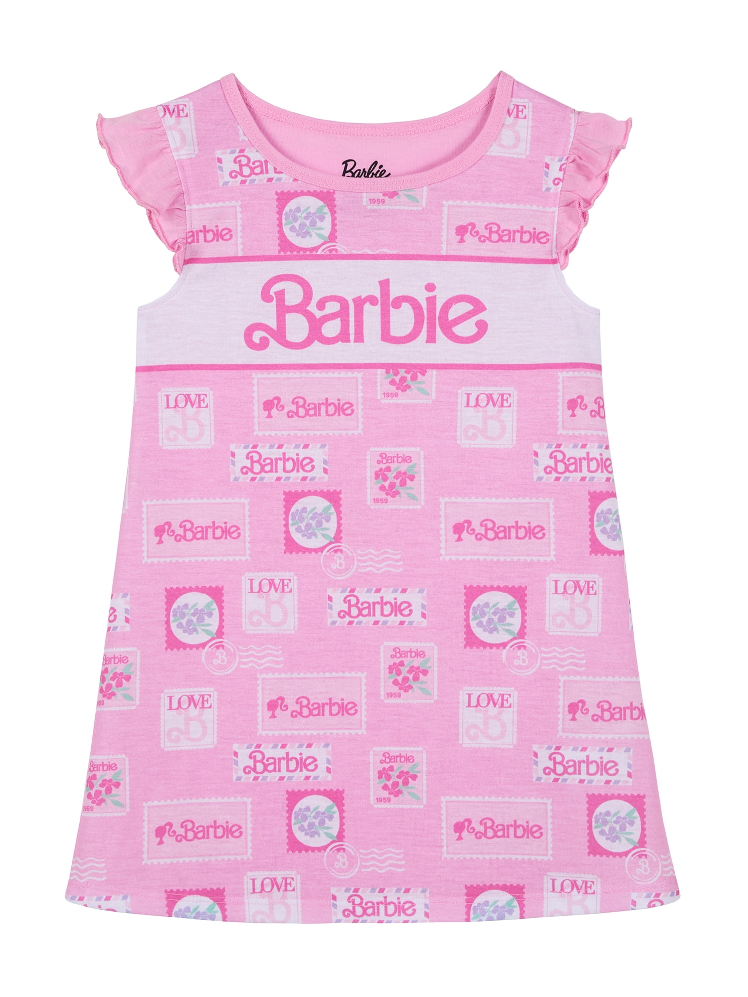 Barbie Toddler Girls Sleep Gown, One-Piece, Sizes 2T-5T - Walmart.com