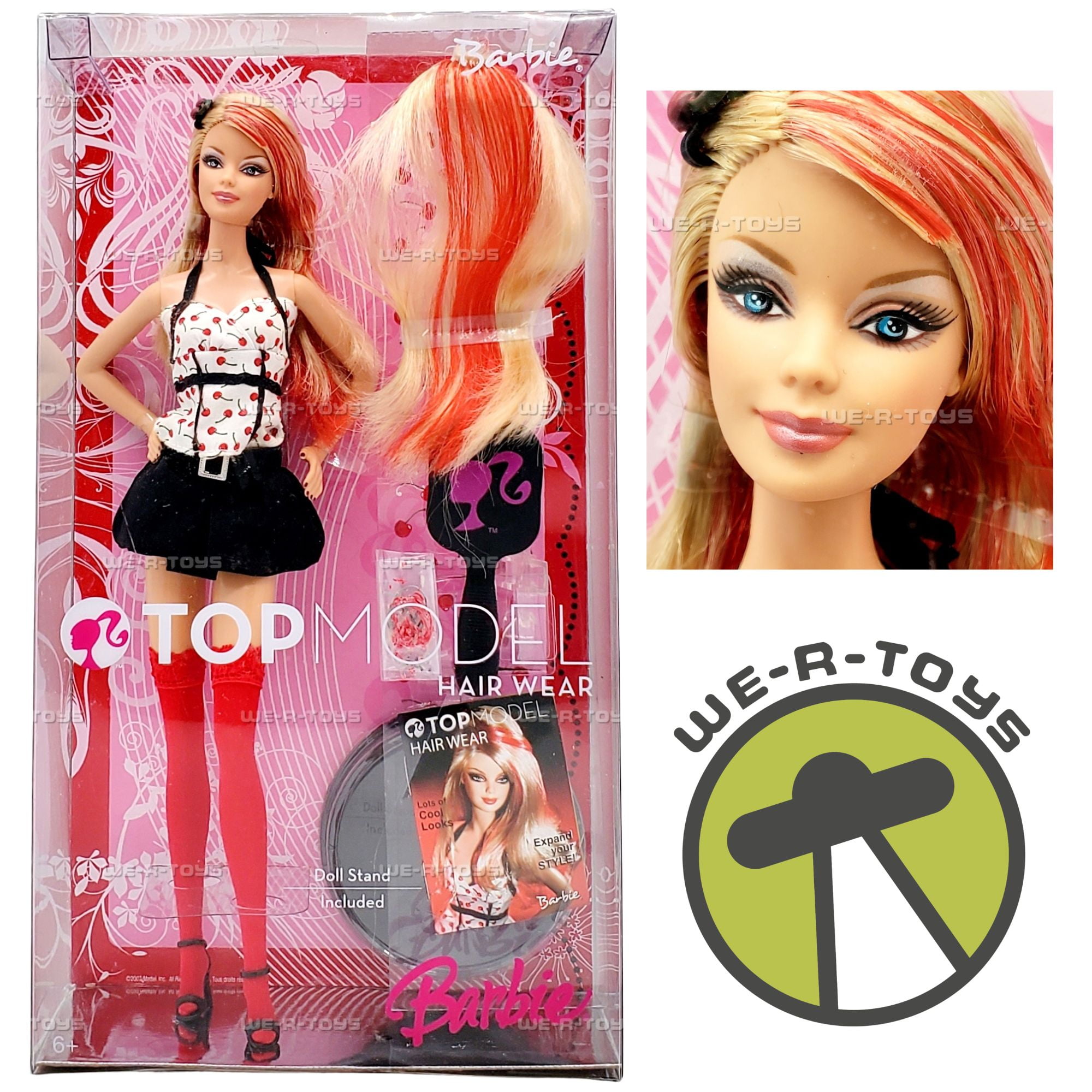 Barbie Top Model Hair Wear Doll 2007 Mattel M5794 - Walmart.com