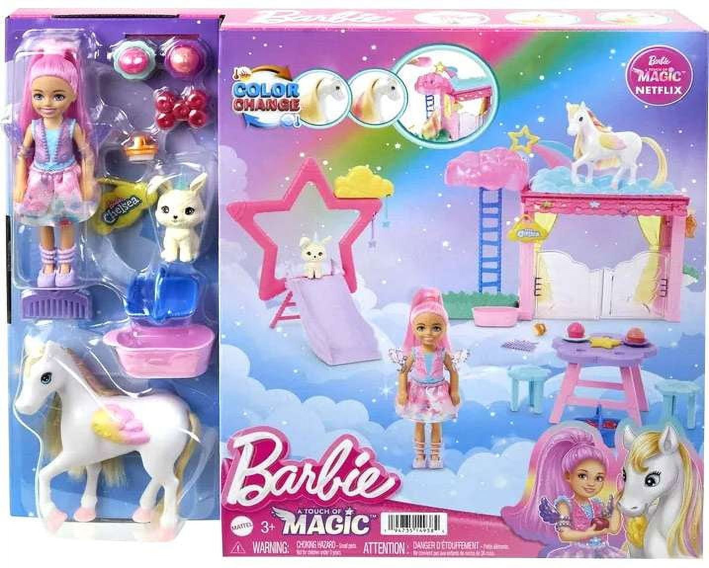 Barbie Touch of Magic Chelsea Playset - Walmart Business Supplies