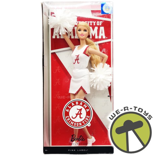 Barbie University of Alabama Cheerleader Doll - Walmart Business Supplies