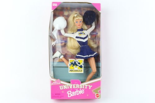 Barbie University of Michigan Cheerleader Doll Special Edition 1996 ...