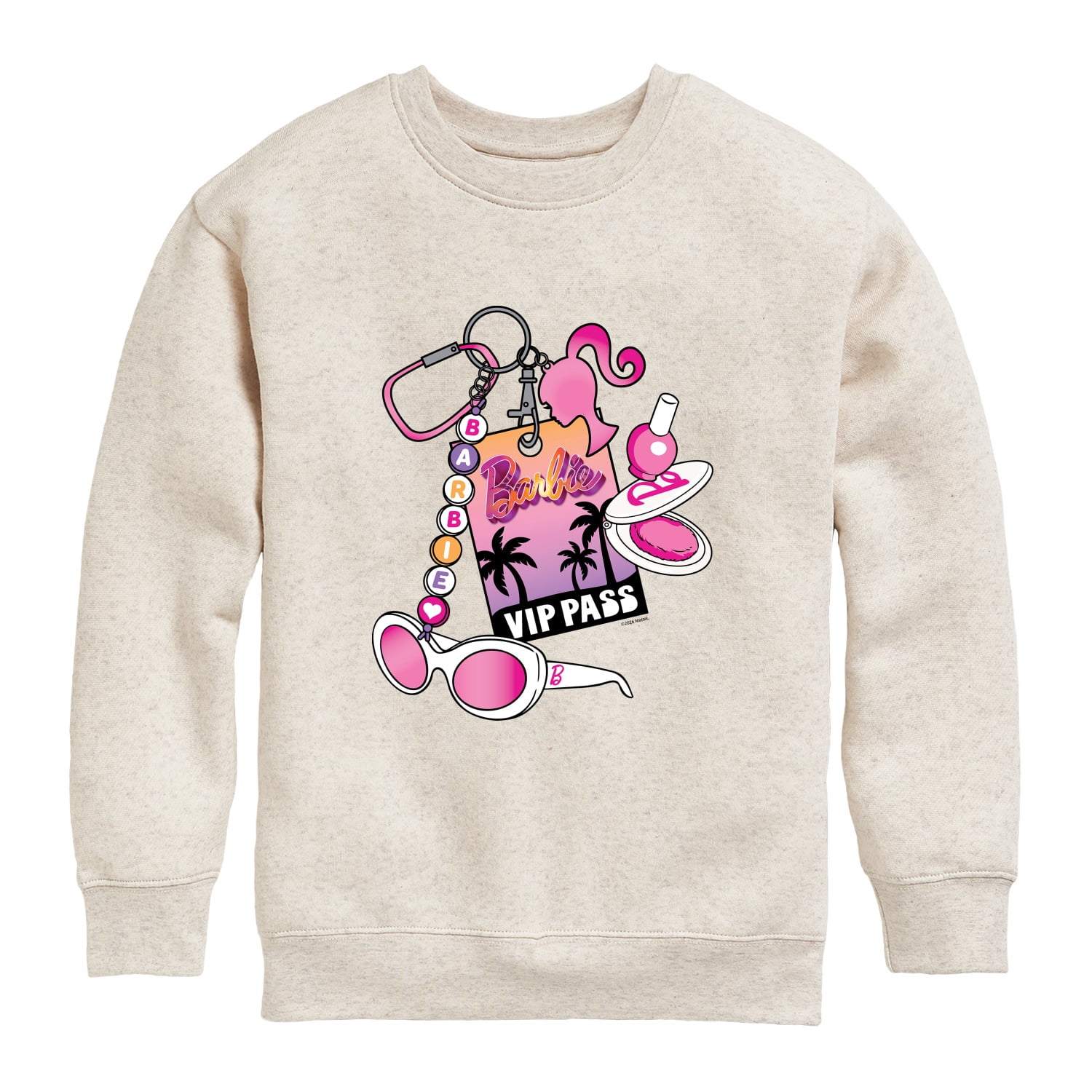 Barbie - VIP Pass - Youth Boys Crew Fleece Sweatshirt - Walmart.com