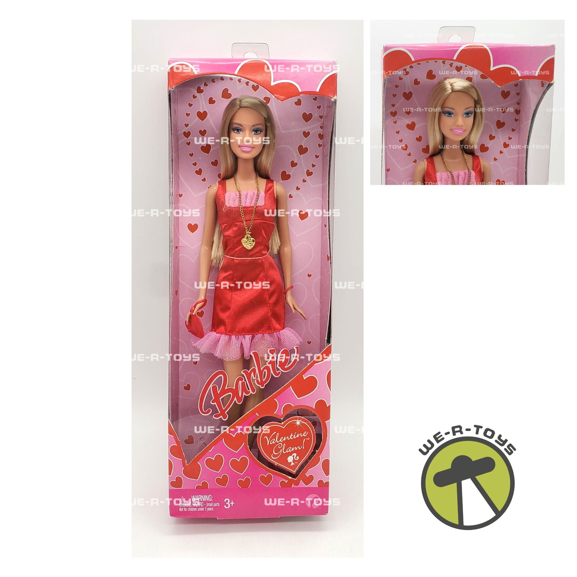 Barbie Valentine Glam Doll 2008 Mattel #70473 - Walmart.com