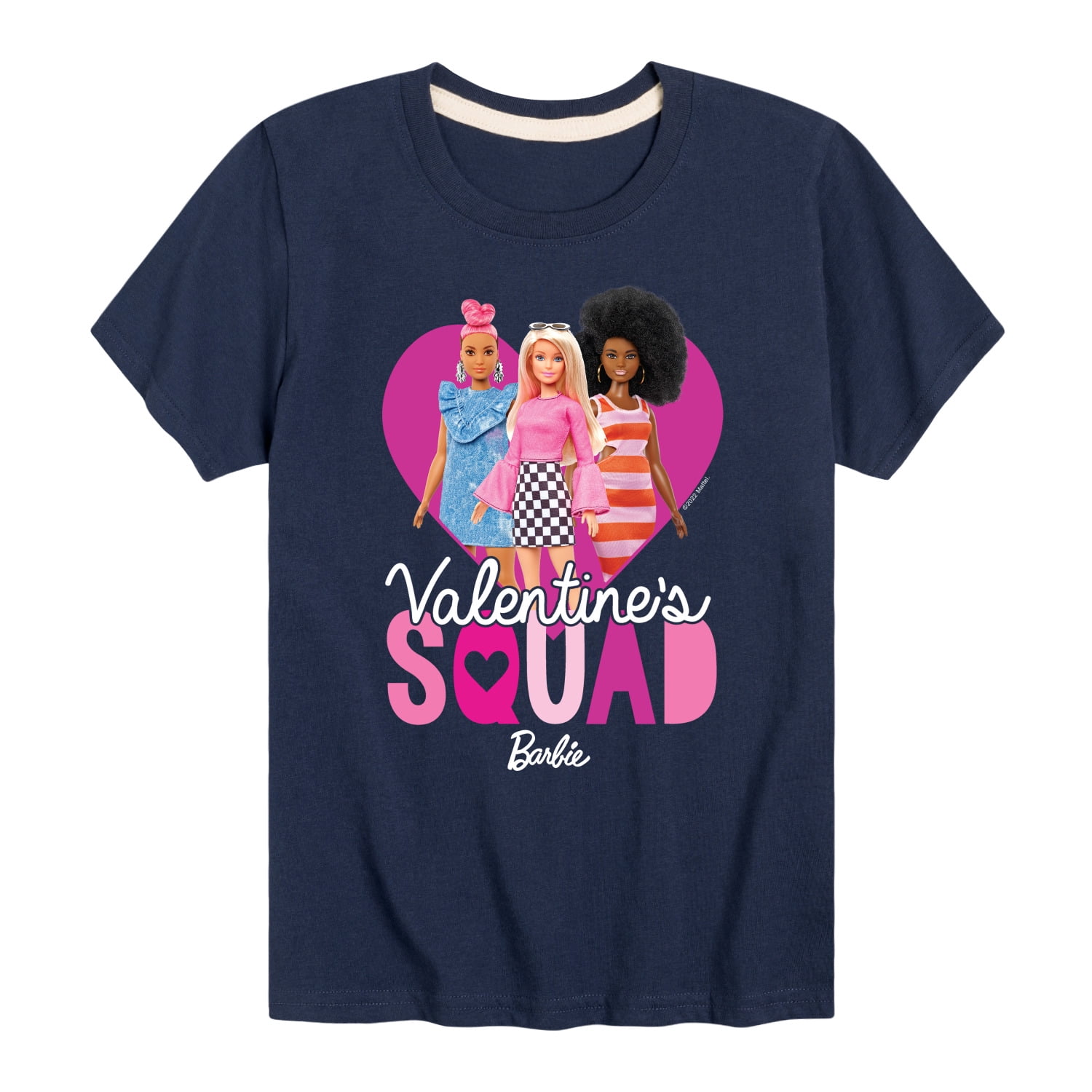 Barbie - Valentine's Squad - Toddler And Youth Short Sleeve Graphic T ...