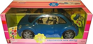 Barbie Volkswagen New Beetle in BLUE VW Beetle Bug - Walmart.com