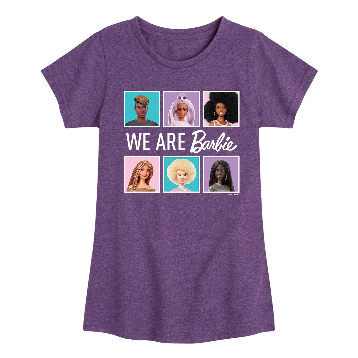 Barbie - We Are All Barbie - Toddler And Youth Girls Short Sleeve ...