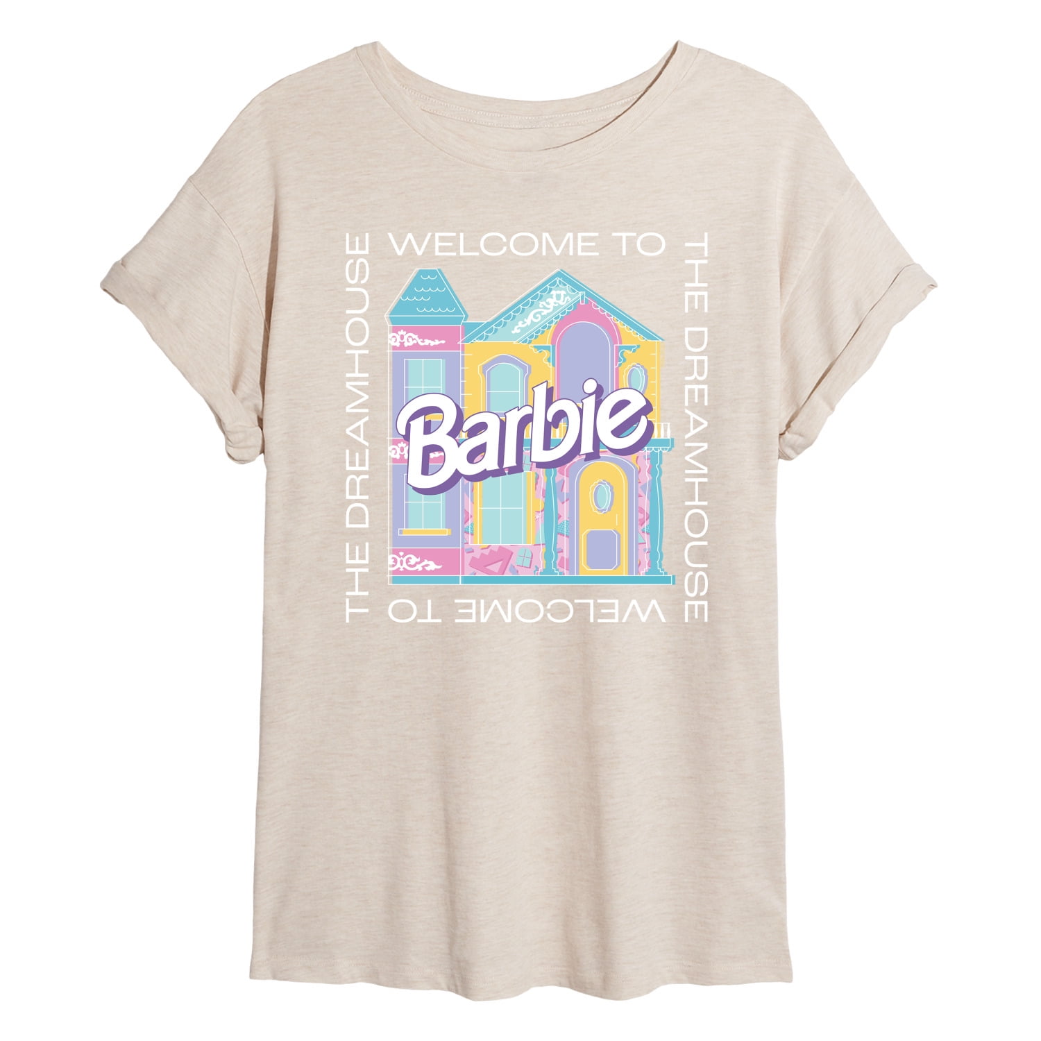 Barbie - Welcome To The Dreamhouse - Juniors Ideal Flowy Muscle T-Shirt ...