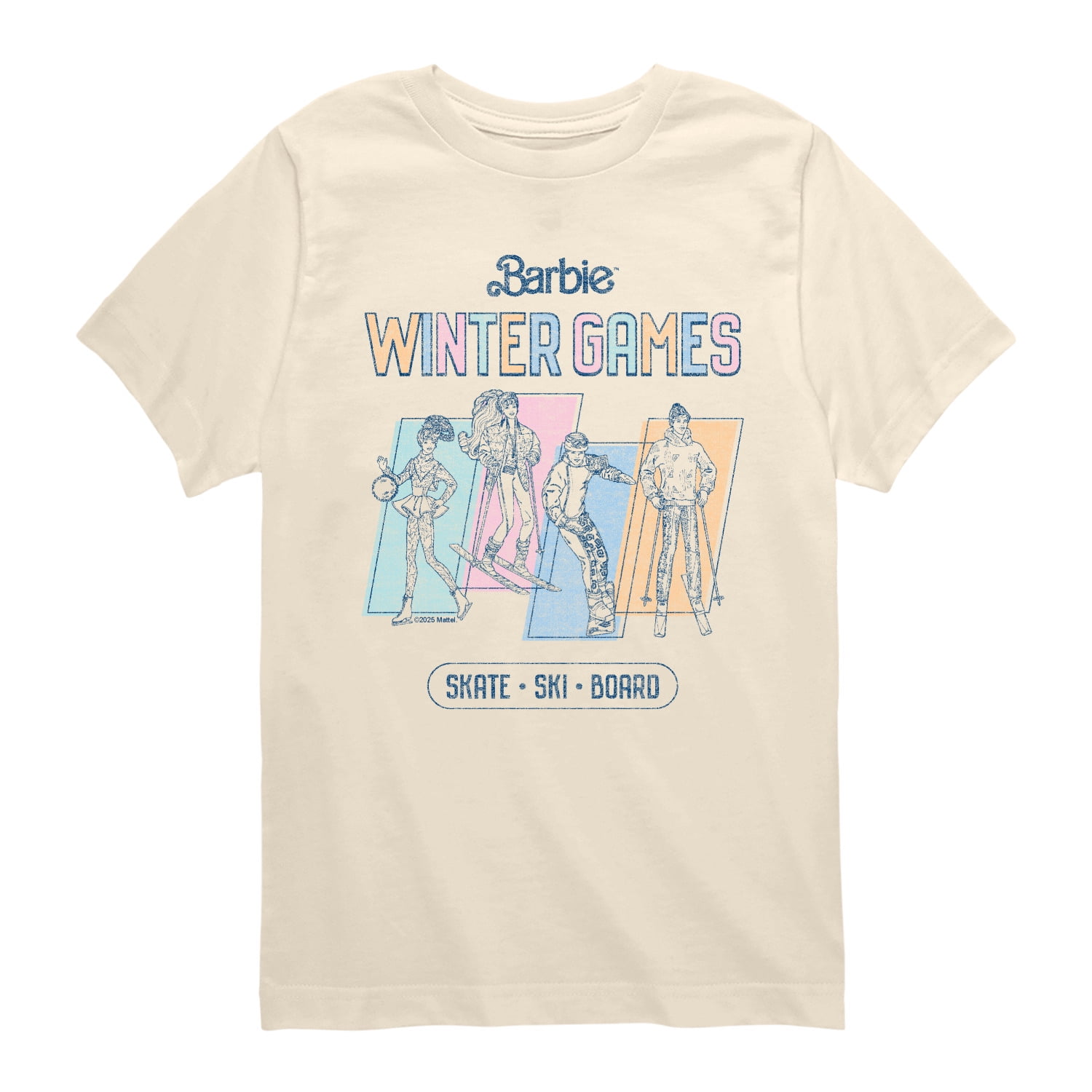 Barbie - Winter Games - Youth Boys Short Sleeve Graphic T-Shirt ...