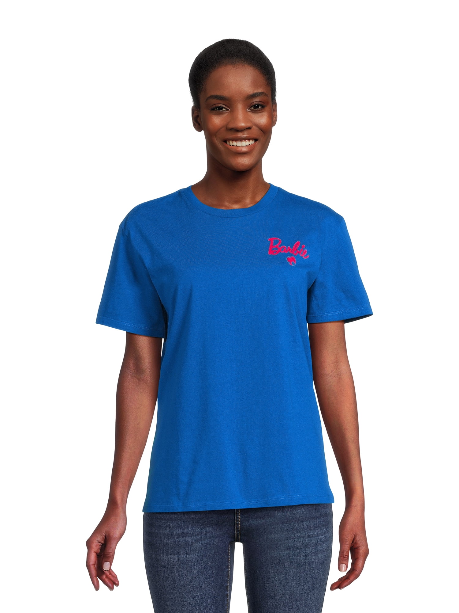 Barbie Women's Front Back Graphic Tee with Short Sleeves, Sizes XS-XXXL ...