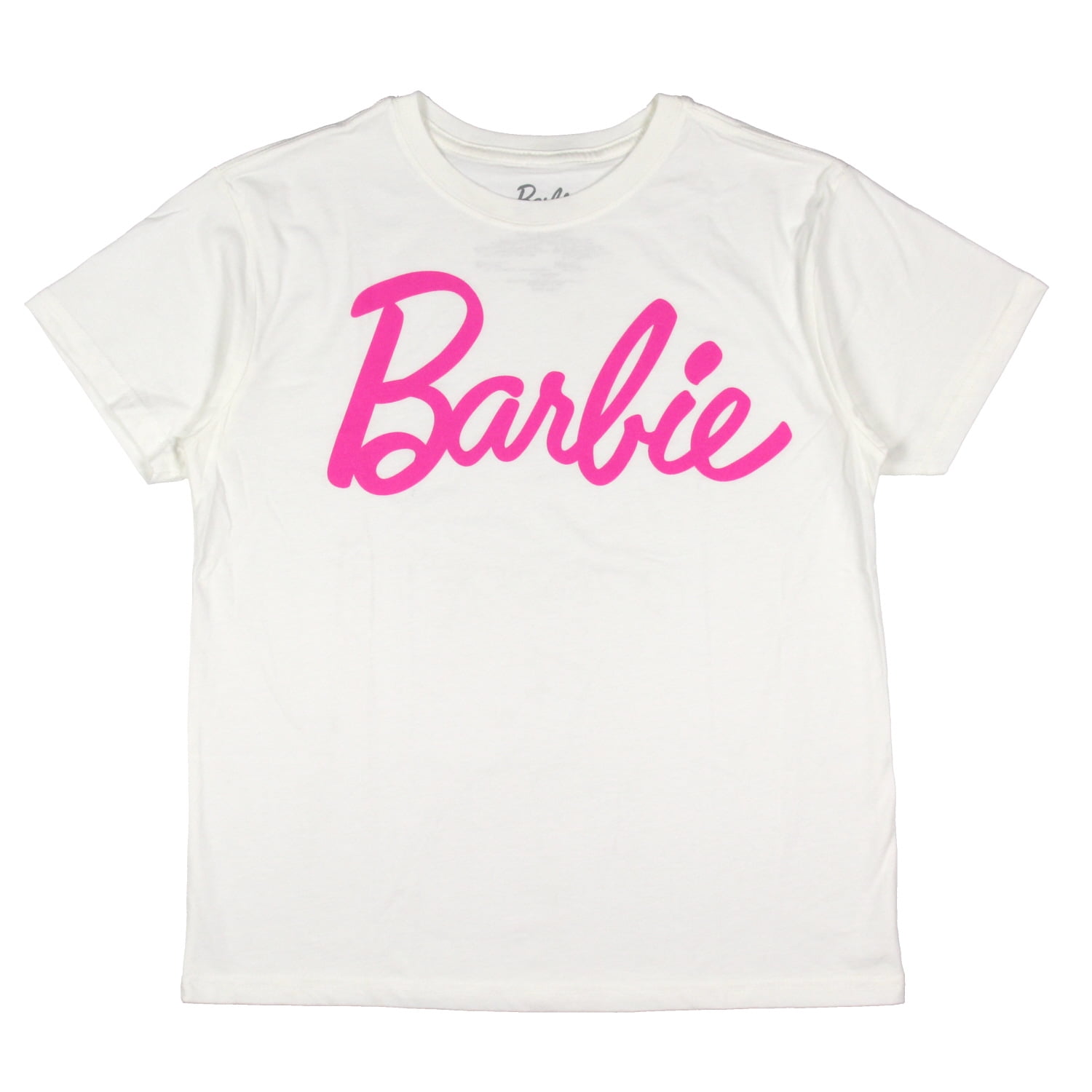 Barbie Women's Pink Logo Graphic Print Adult T-Shirt - Walmart.com