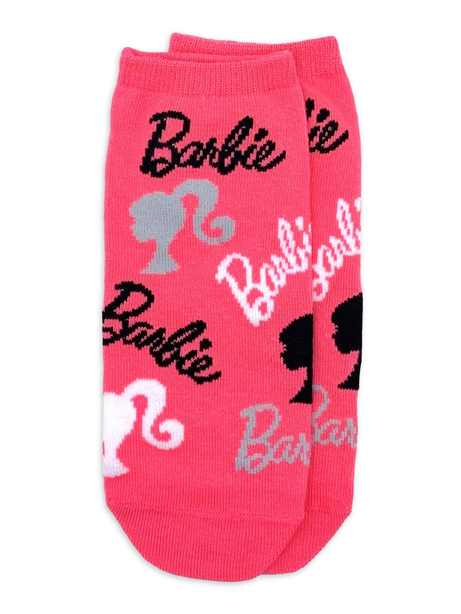 Barbie Women's Comfy Colorful No Show Socks, 1-Pack, Shoe Size 4-10 ...