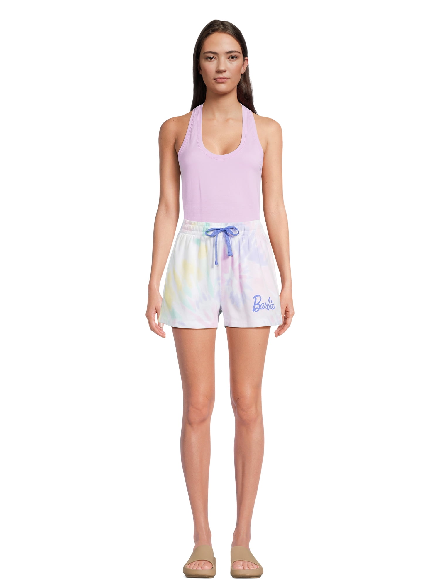 Barbie Women’s Tie-Dye Pull-On Shorts, Sizes XS-XXXL - Walmart.com