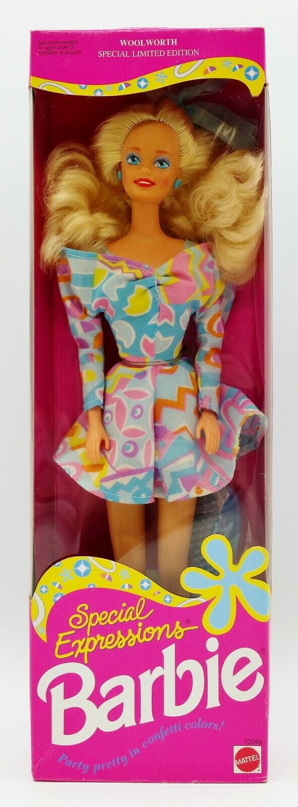 Barbie Woolworth's Limited Edition Special Expressions Doll 1992 Mattel ...