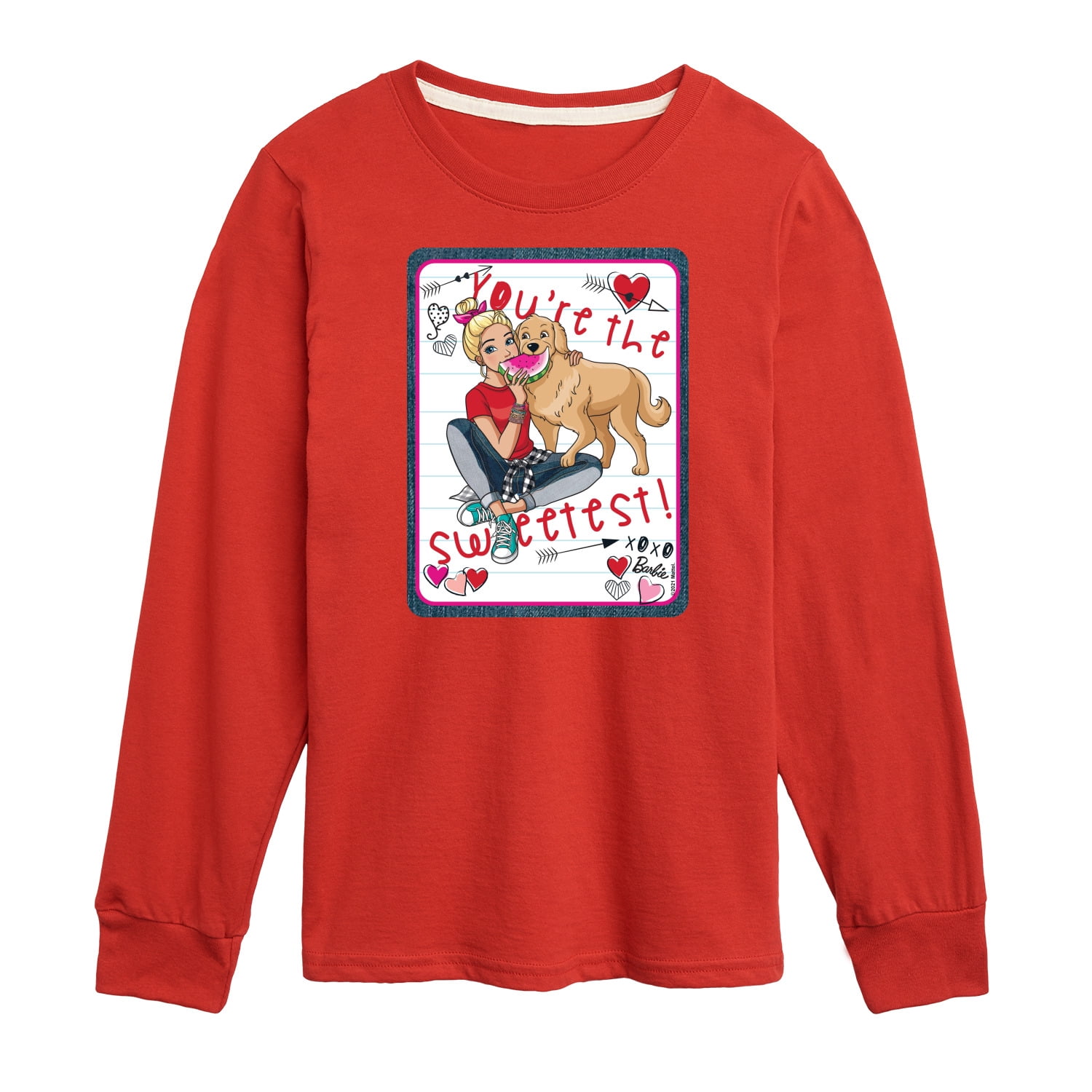 Barbie - You're The Sweetest Barbie - Toddler And Youth Long Sleeve ...