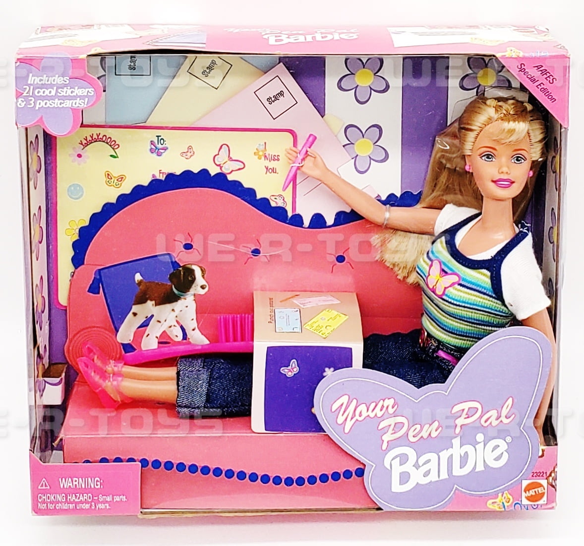 Barbie Your Pen Pal Doll AAFES Special Edition 1998 Mattel 23221 NEW ...