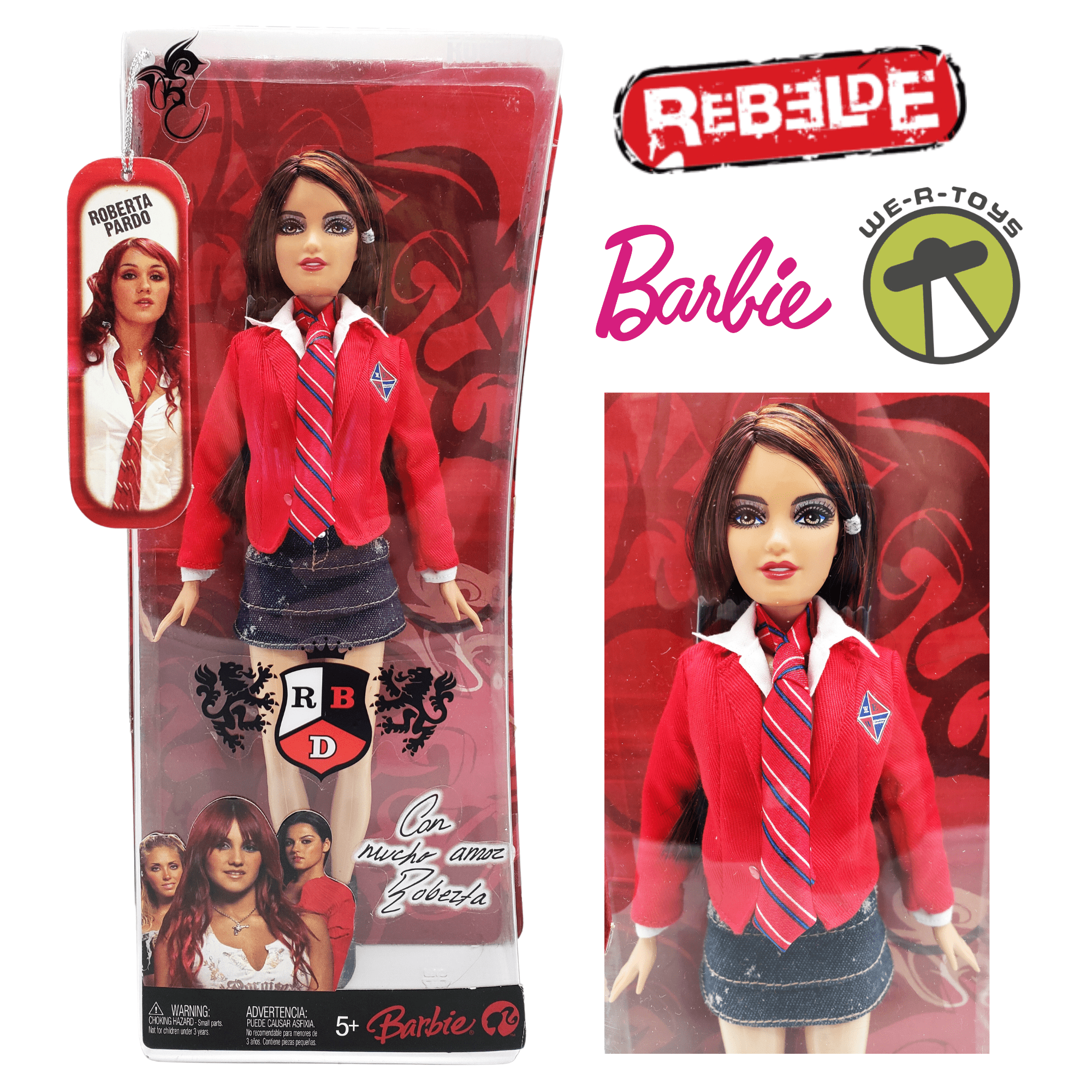Barbie as Roberta Pardo in Rebelde Telenovela RBD 2007 Mattel L8426 ...