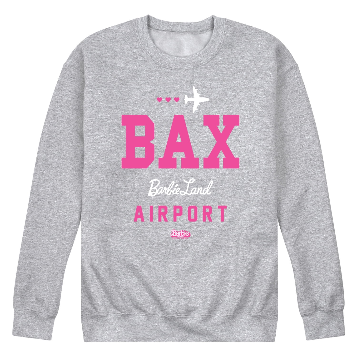 Barbie the Movie - BAK - Barbie Land Airport - Men's Crew Neck Fleece ...