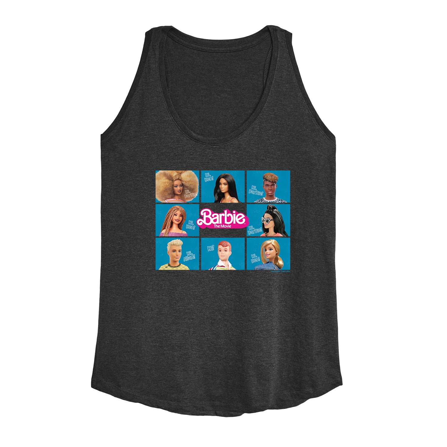 Barbie the Movie - Barbie, Ken, & Allan - Women's Racerback Tank Top ...