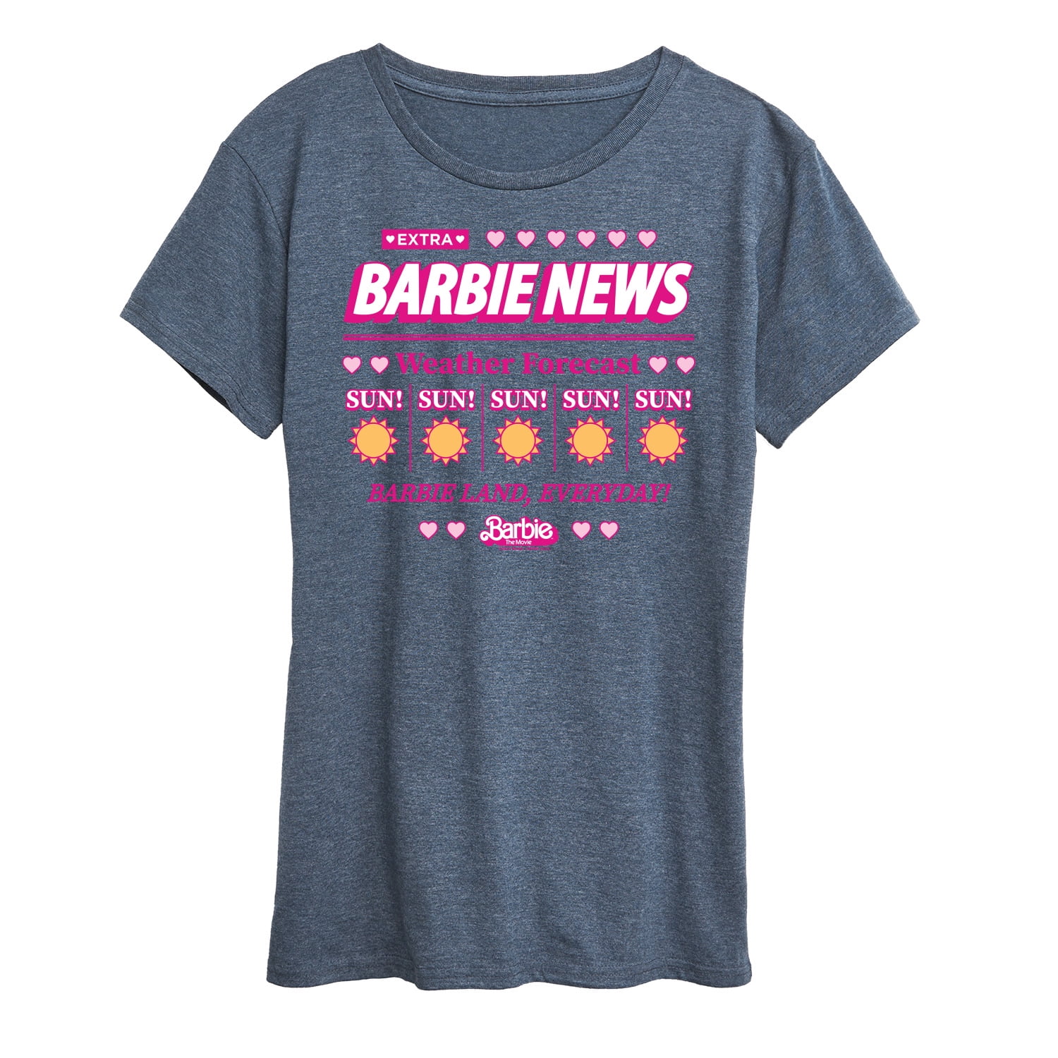Barbie the Movie - Barbie Land New Weather Forecast - Sunny - Women's ...