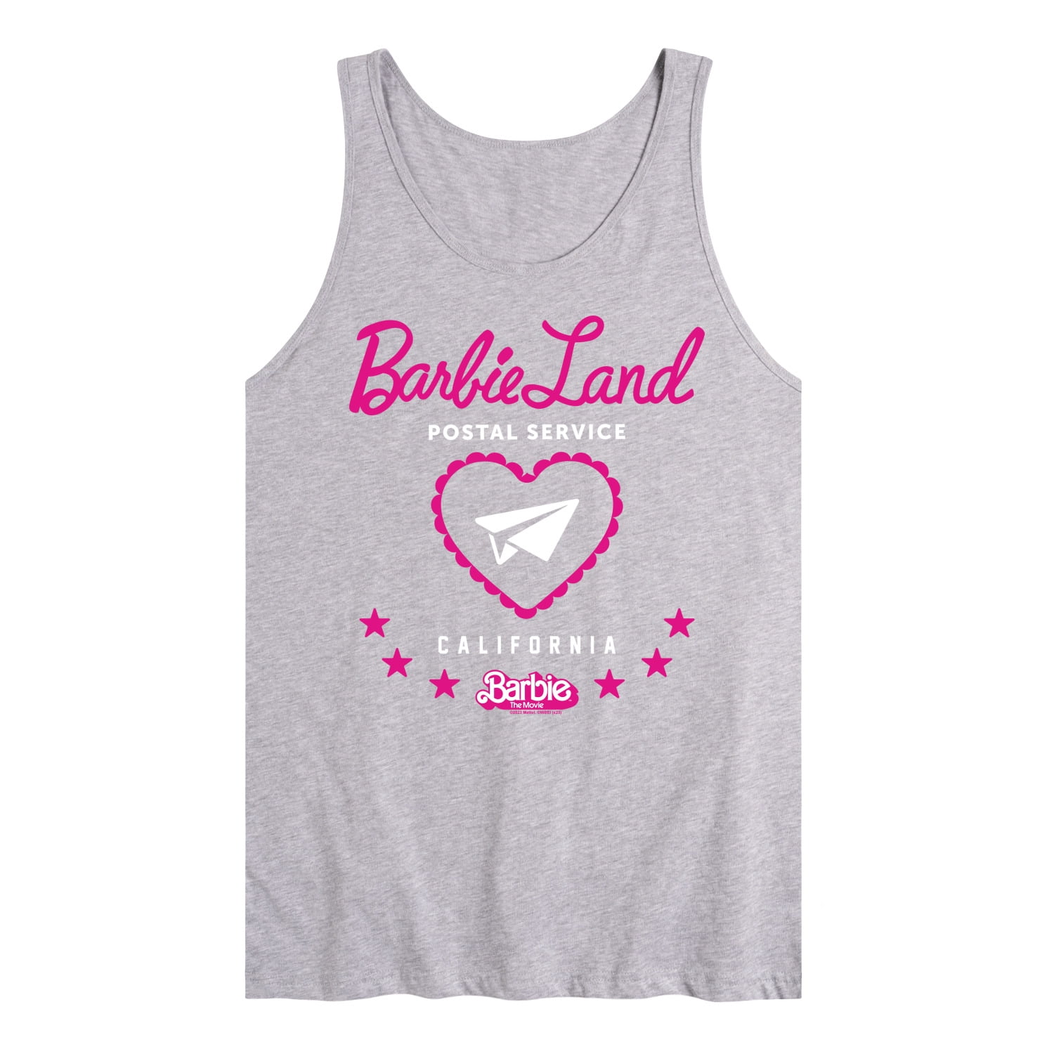 Barbie the Movie - Barbie Land Postal Service - Men's Jersey Tank Top ...