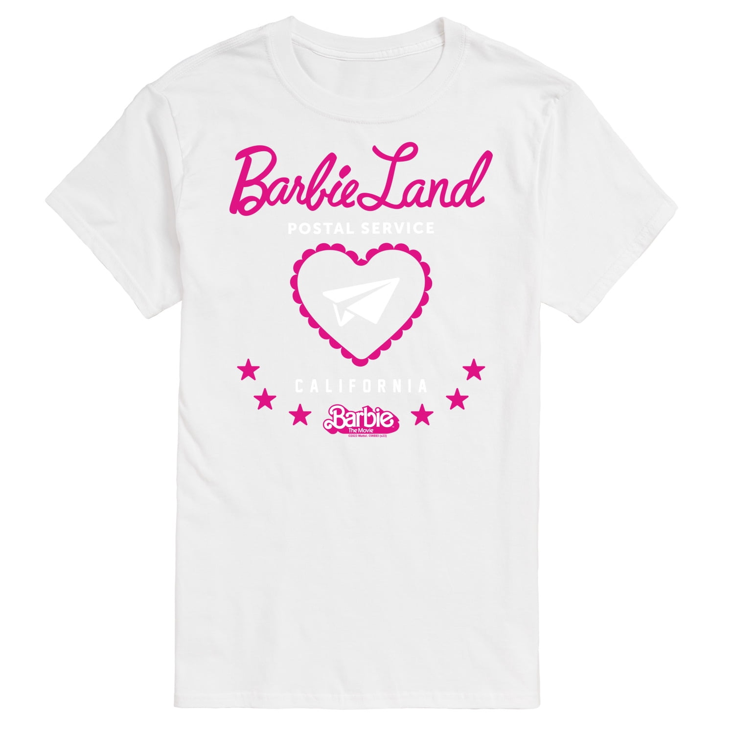Barbie the Movie - Barbie Land Postal Service - Men's Short Sleeve ...