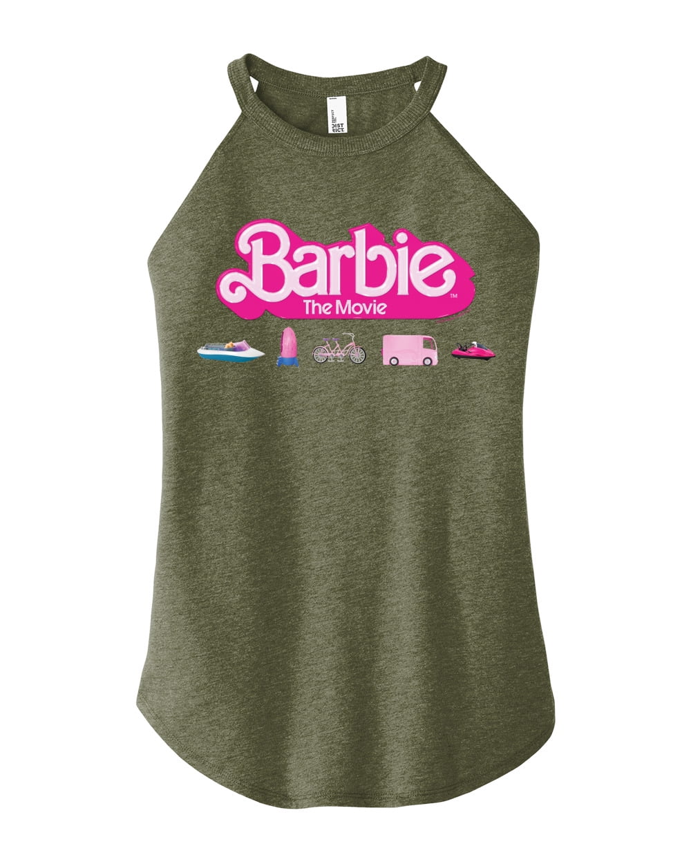 Barbie the Movie - Barbie Transportaion Vehicles - Juniors High Neck ...