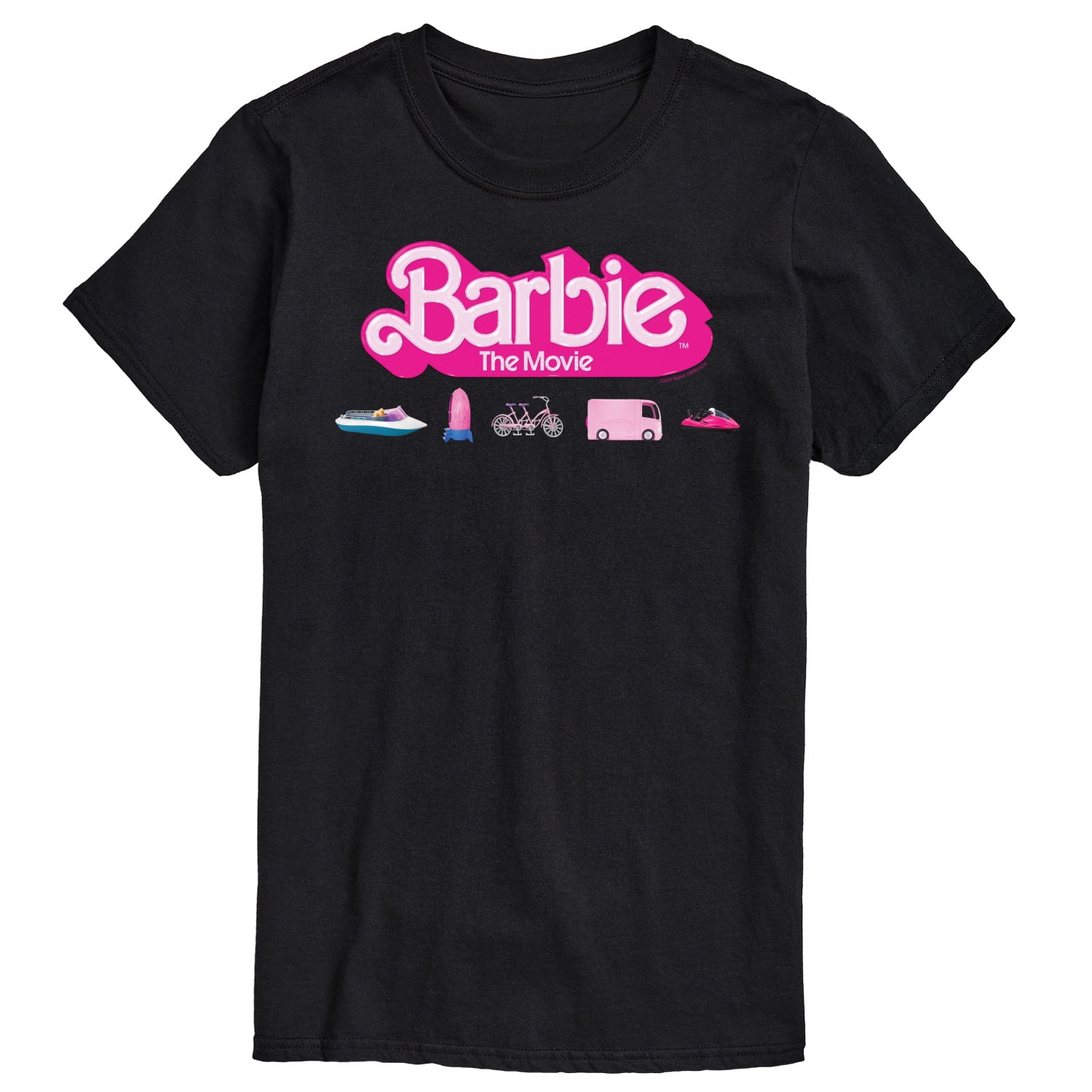Barbie the Movie - Barbie Transportaion Vehicles - Men's Short Sleeve ...