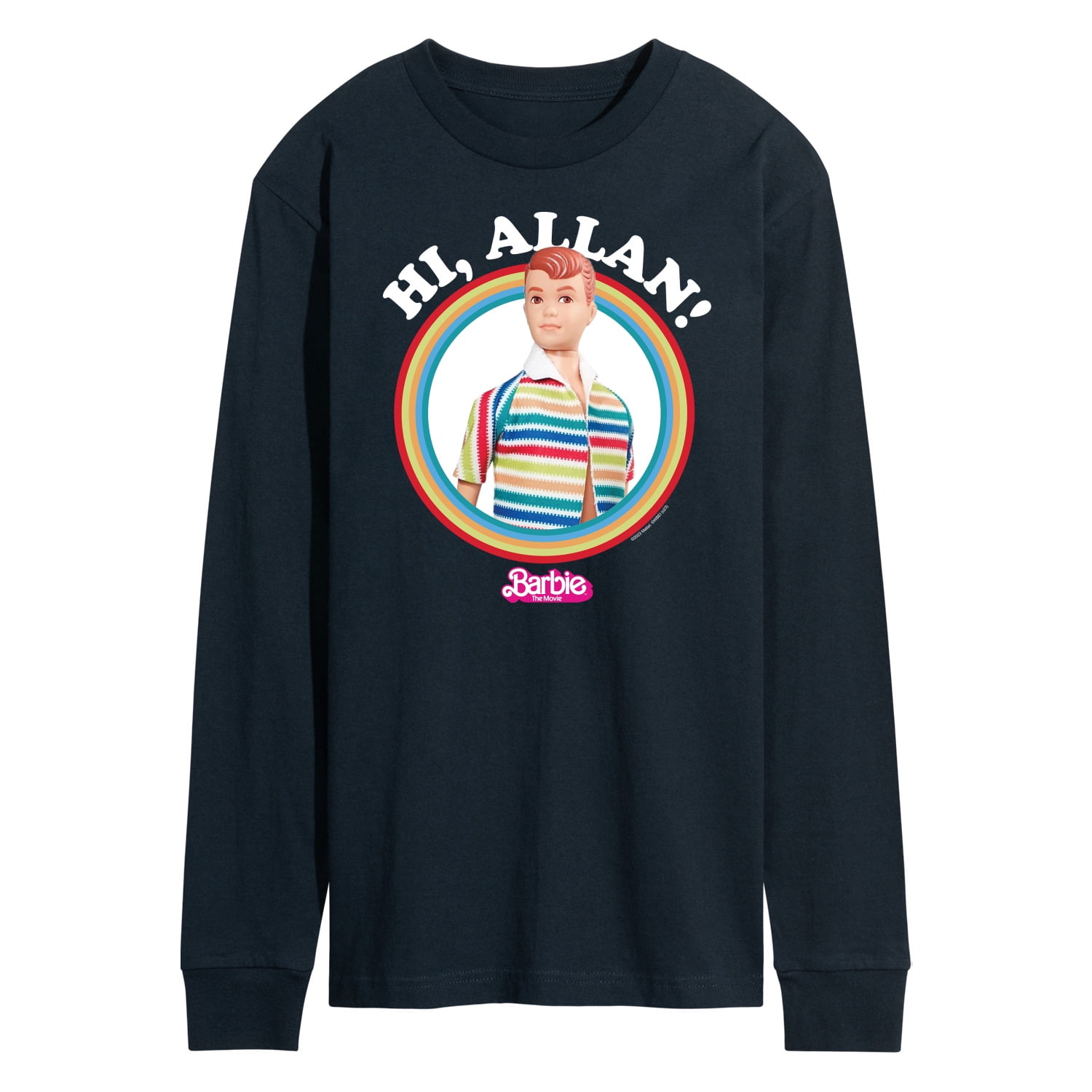 Barbie the Movie - Hi Allan - Men's Long Sleeve T- Shirt - Walmart.com