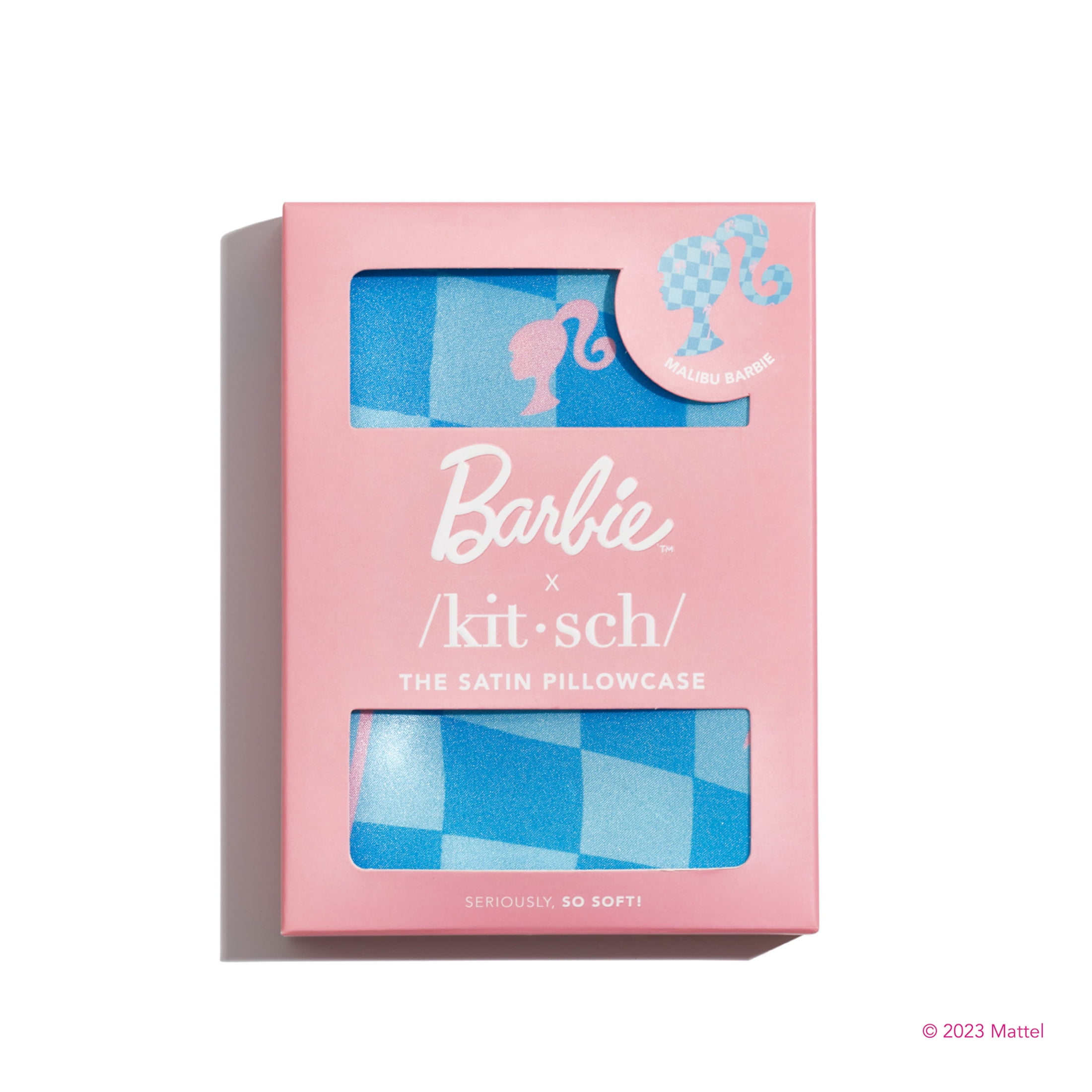 Barbie x Kitsch Satin Sleeping Pillowcase - Malibu Barbie Bed Decor ...