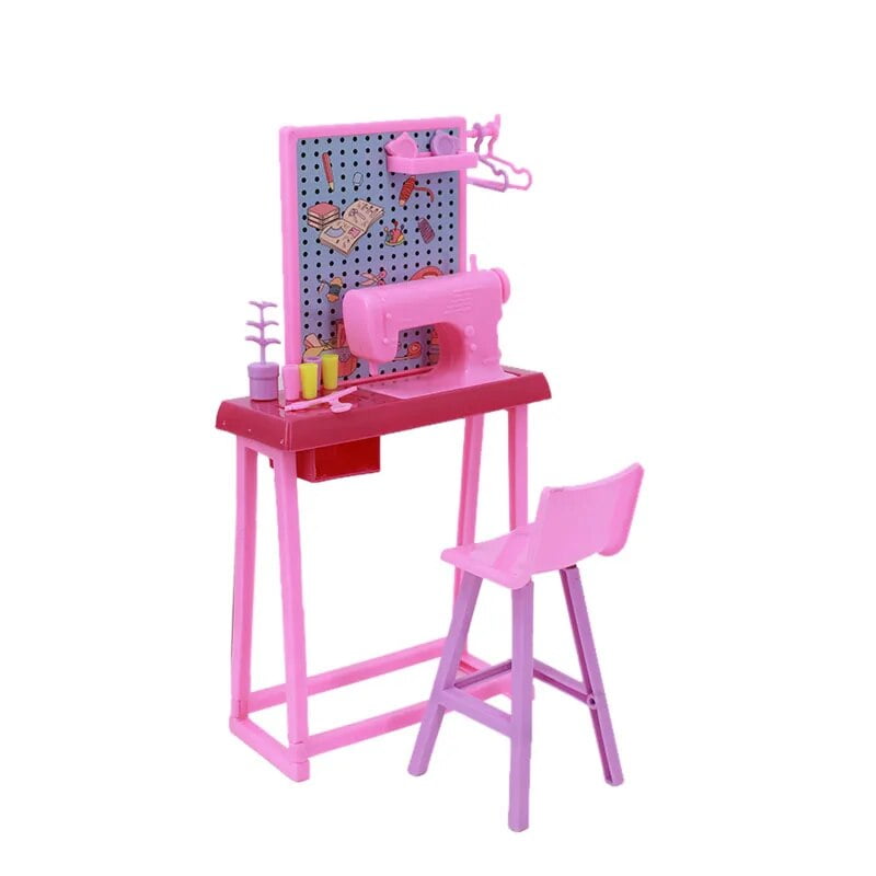 Barbies Mix Style Doll Furniture Wardrobe Bed Chair Sofa Shoe Rack ...