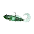 Barbless Single Hook Soft Fishing , Fish Tail Imitation for Bass ...