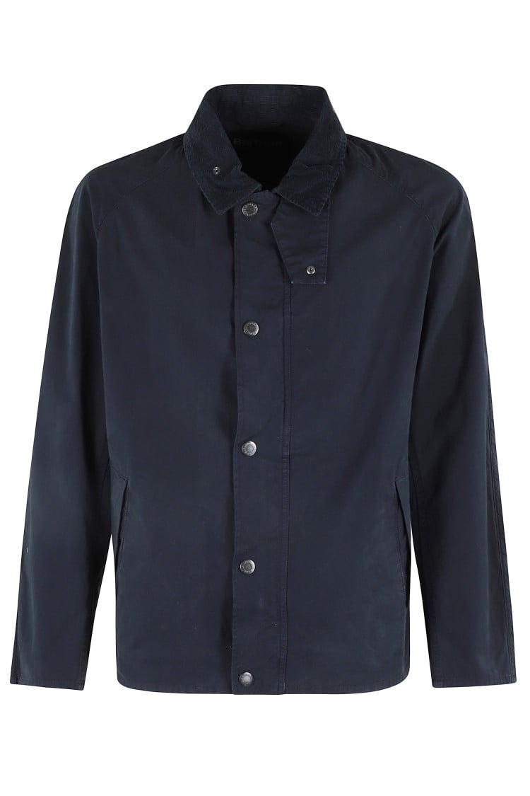 Barbour Casual Jacket With Corduroy Collar And Logoed Buttons (Men's ...
