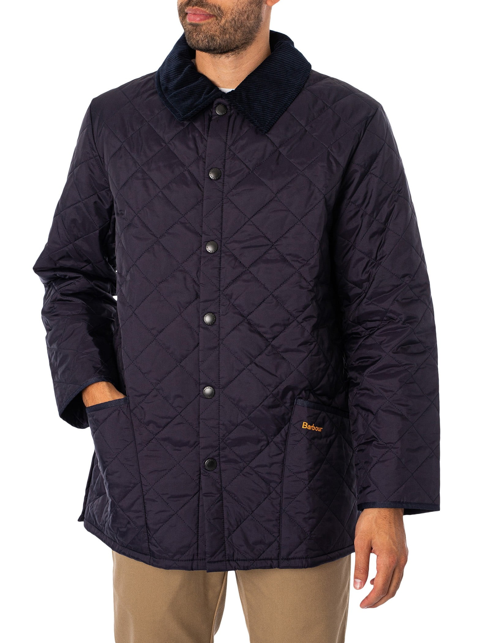 Barbour Liddesdale Quilted Jacket, Blue - Walmart.com