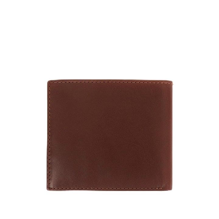 Barbour Men's Colwell Slimline Leather Billfold Wallet Brown - Walmart.com