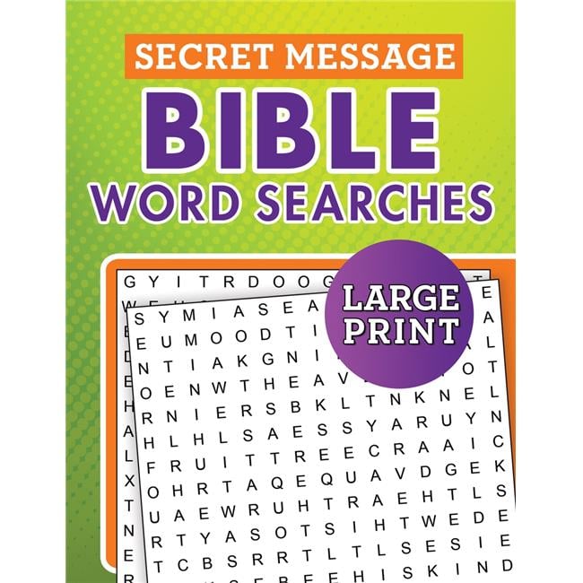 Barbour Publishing Secret Message Bible Word Searches Large Print ...