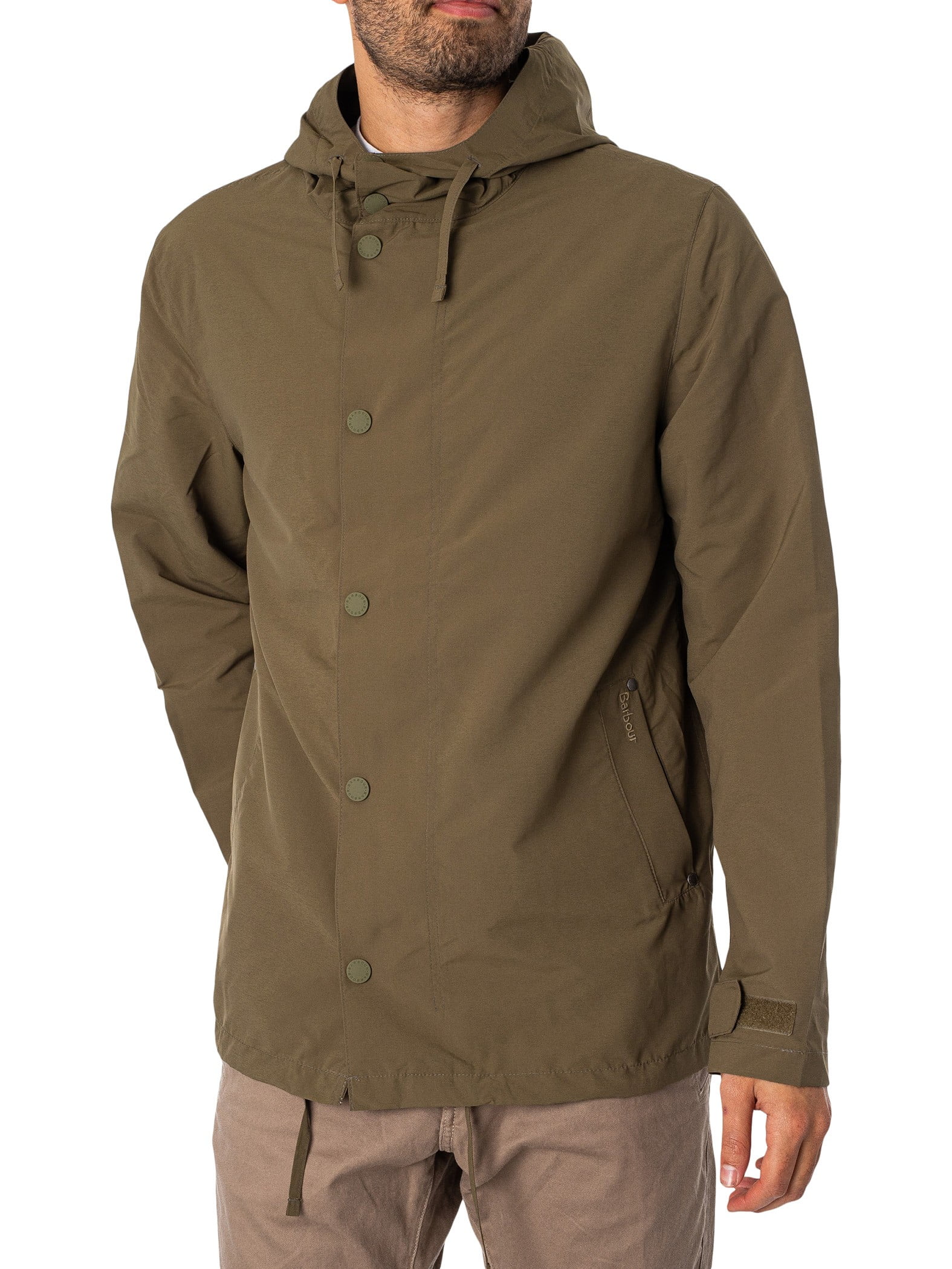 Barbour Quay Showerproof Jacket, Green - Walmart.com