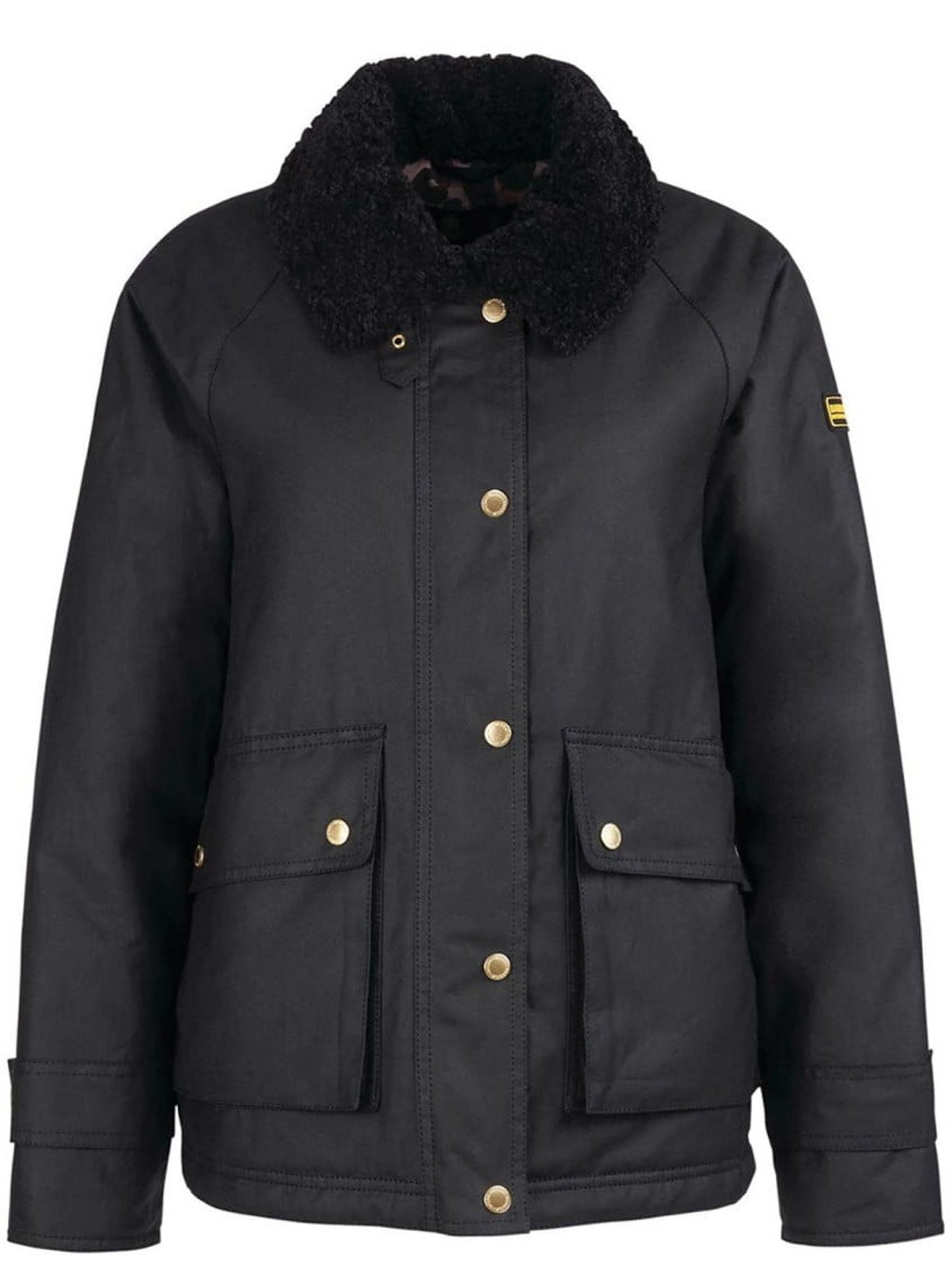 Barbour Black Waxed Jacket (Women's) - Walmart.com