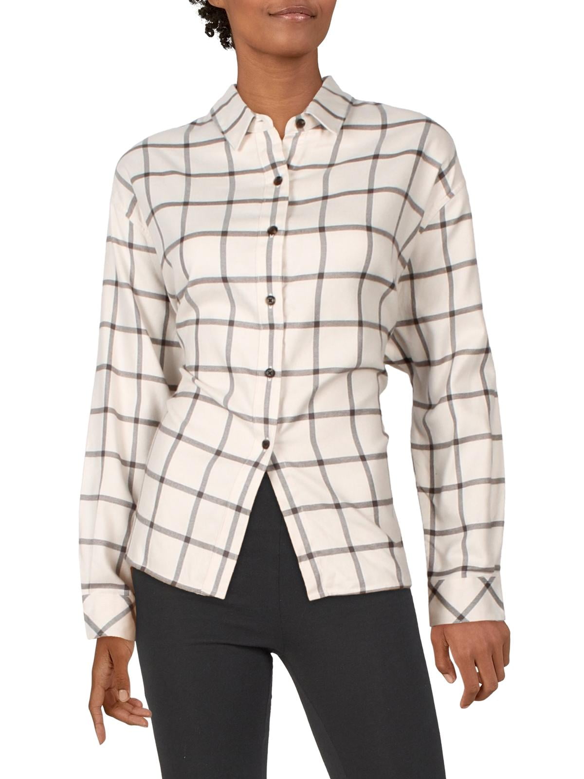 Barbour Womens Elena Printed Collared Button-Down Top - Walmart.com