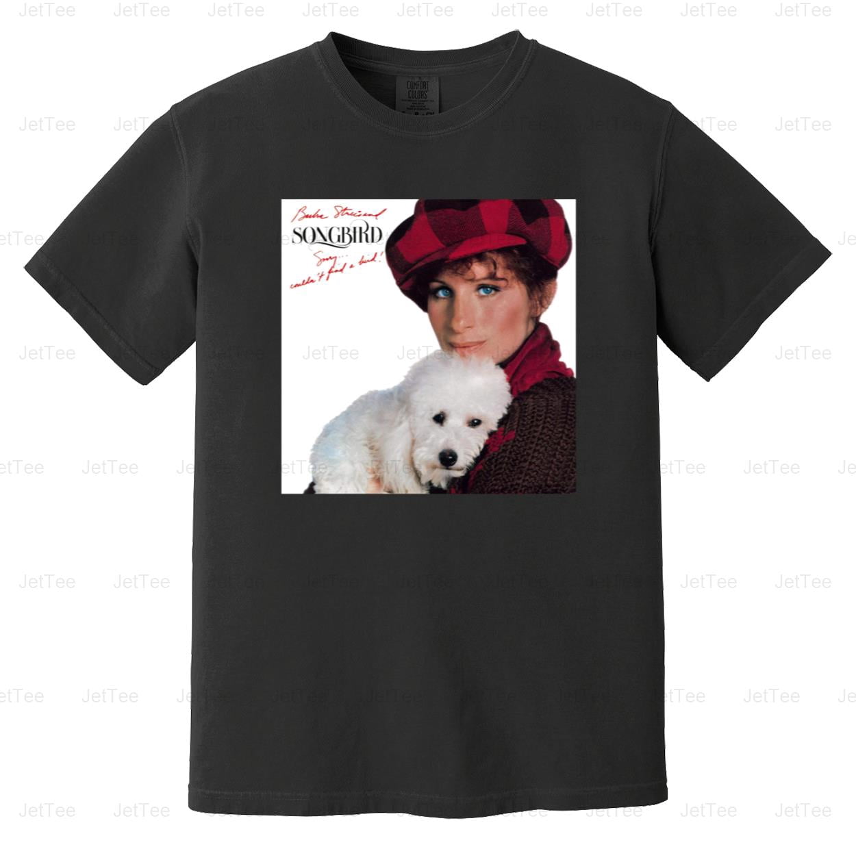 Barbra Streisand Songbird Album Music Album Cover Comfort Color T-Shirt ...