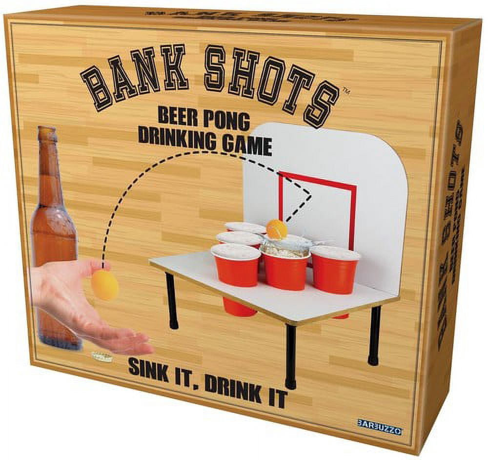 Barbuzzo Bank Shots - Beer Pong Drinking Game - Walmart.com
