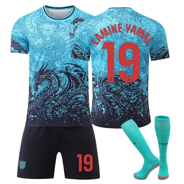 Barca 25/26 season special edition home short-sleeved jersey set Yamal ...