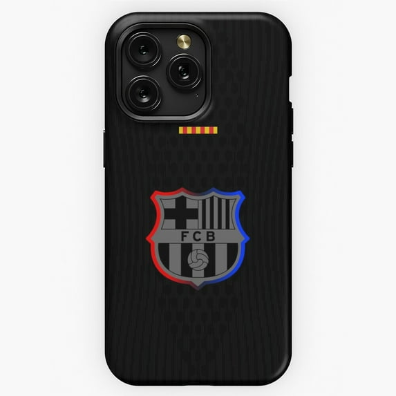 Barca Away 2024 2025 Black Football Jersey Design iPhone Case 17 ...