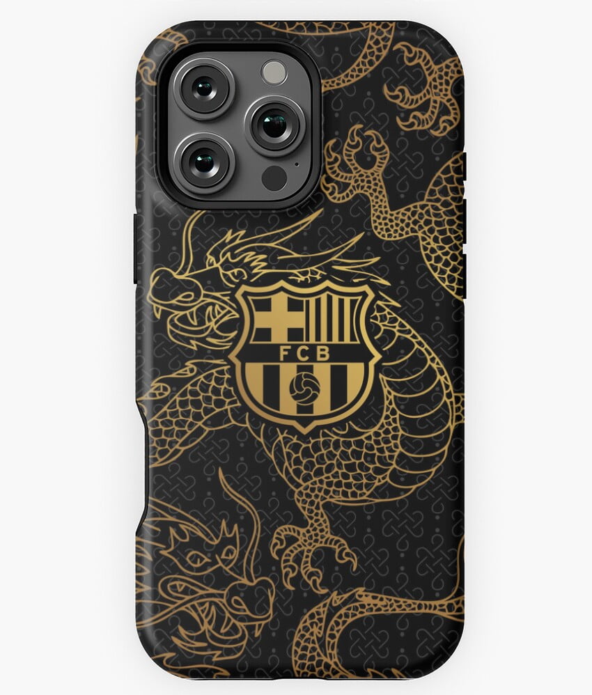 Barca Gold Black Dragons M19548 Phone case for iPhone 11 to 16 Pro Max ...