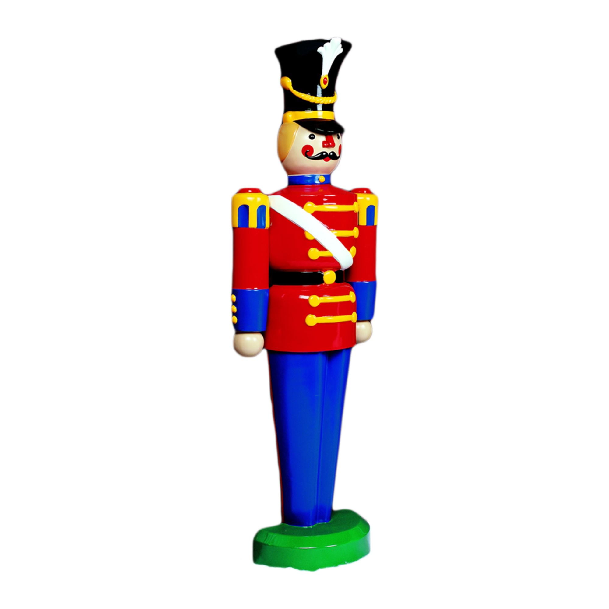 Barcana Life Size Soldier Half Toy Commercial Christmas Decor - 6.25 ...