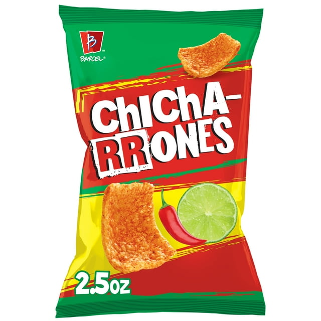 Barcel Chicharrones 2.5 oz Sharing Size Bag, Chili Pepper & Lime Puffed ...
