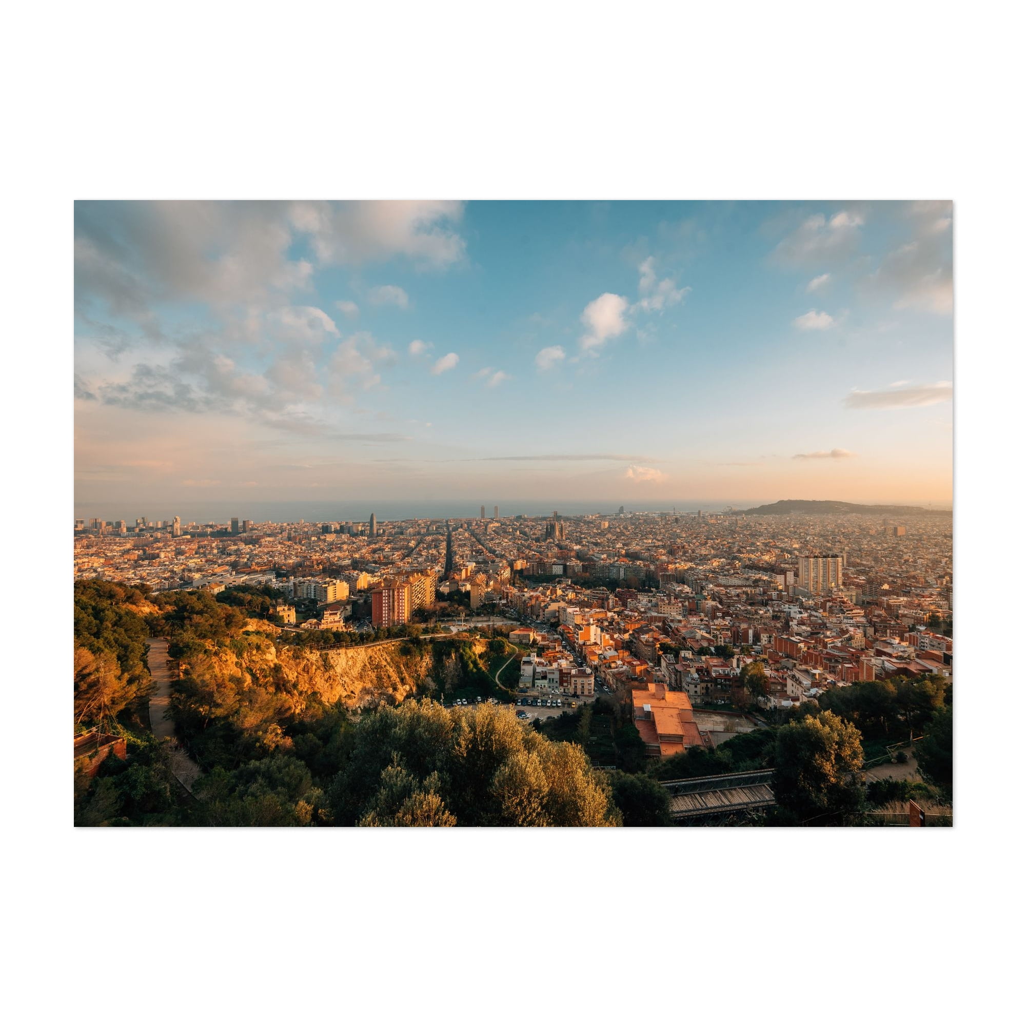 Over Barcelona 01 - Barcelona Catalonia Spain Photography Cityscape ...